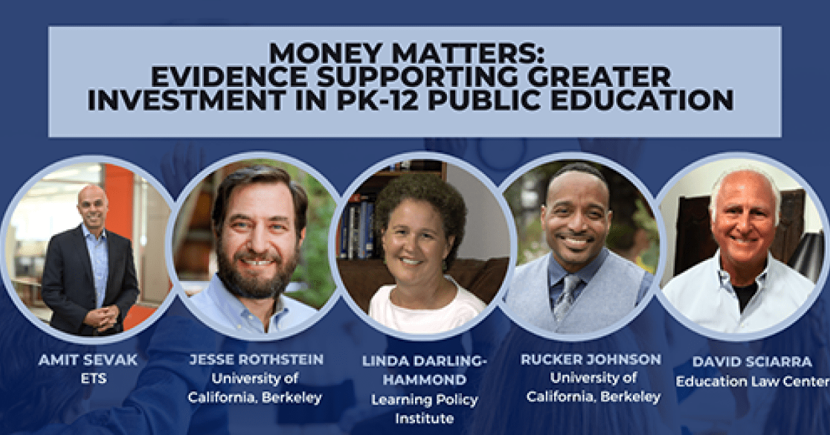 Money Matters: Evidence Supporting Greater Investment in Public ...